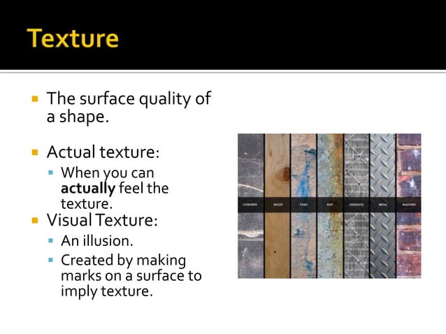 Elements of art | PPTX | Design | Fine Art