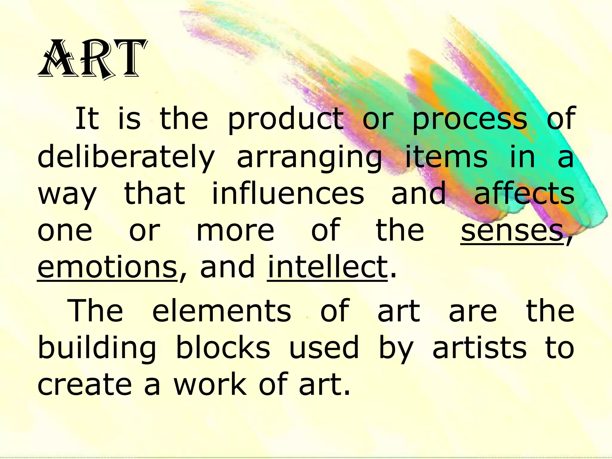 Elements of Art | PPTX