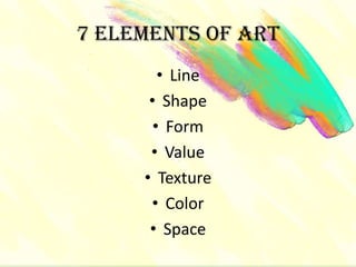 7 Elements Of Art Value