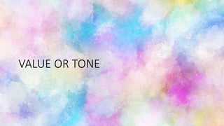 Elements of art | PPTX