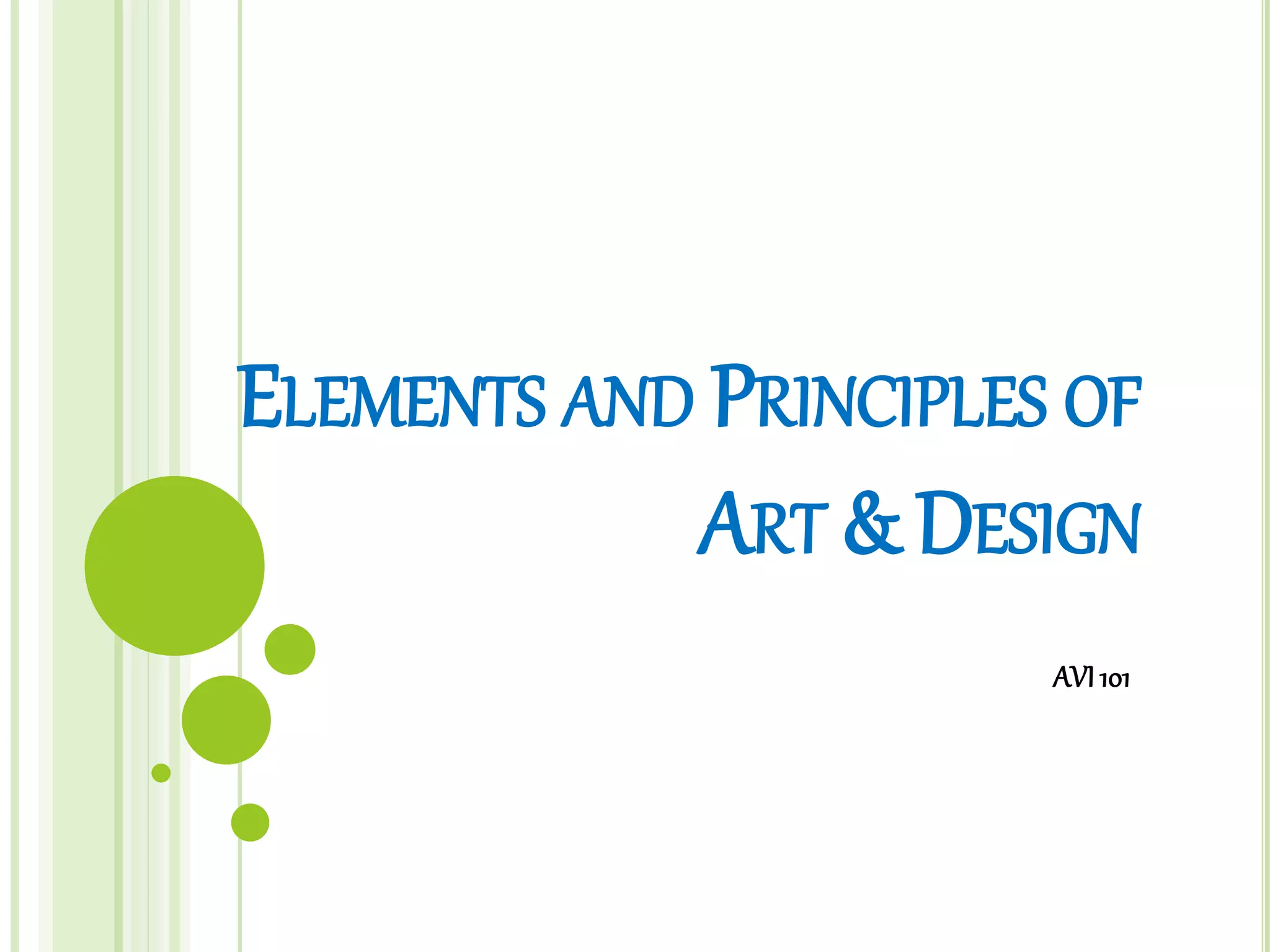 Elements of Art.pptx | Painting | Arts and Crafts