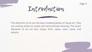 Art Appreciation: Elements of the Art.pptx