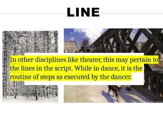 ELEMENTS OF ART - LESSON 2 The seven elements of art are line, shape ...