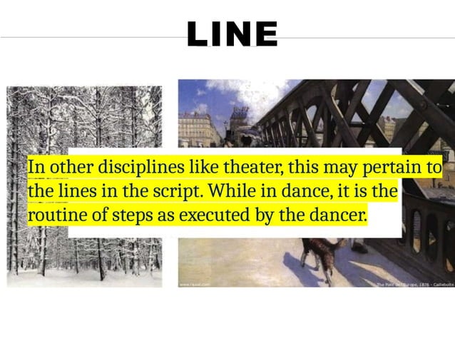 ELEMENTS OF ART - LESSON 2 The seven elements of art are line, shape ...