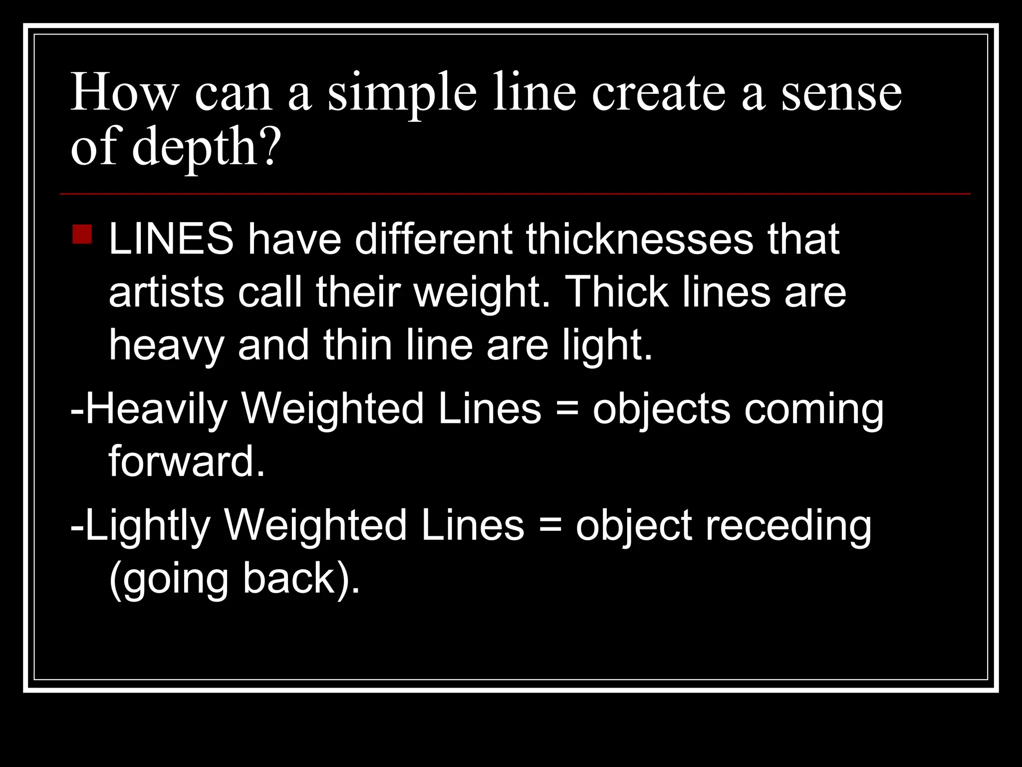 Elements of Art: LINE | PPT