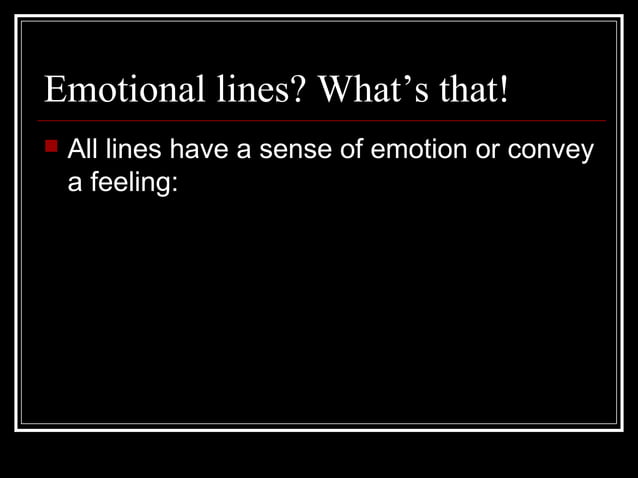 Elements of Art: LINE | PPT | Drawing and Sketching | Arts and Crafts