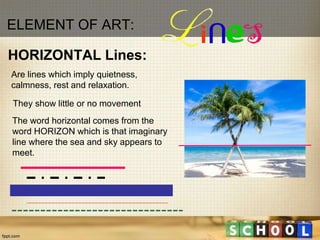 Elements of art- Lines | PPT