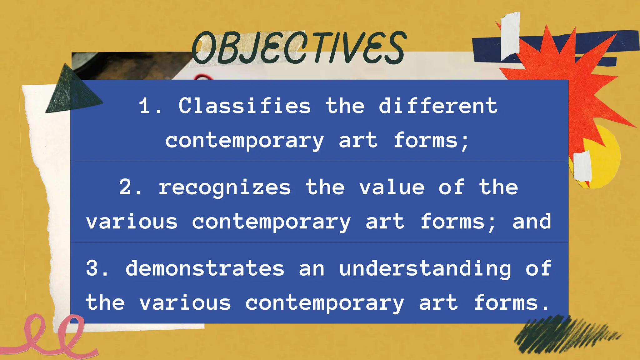 Elements of Art - Lines and Shapes Education Presentation in Yellow ...