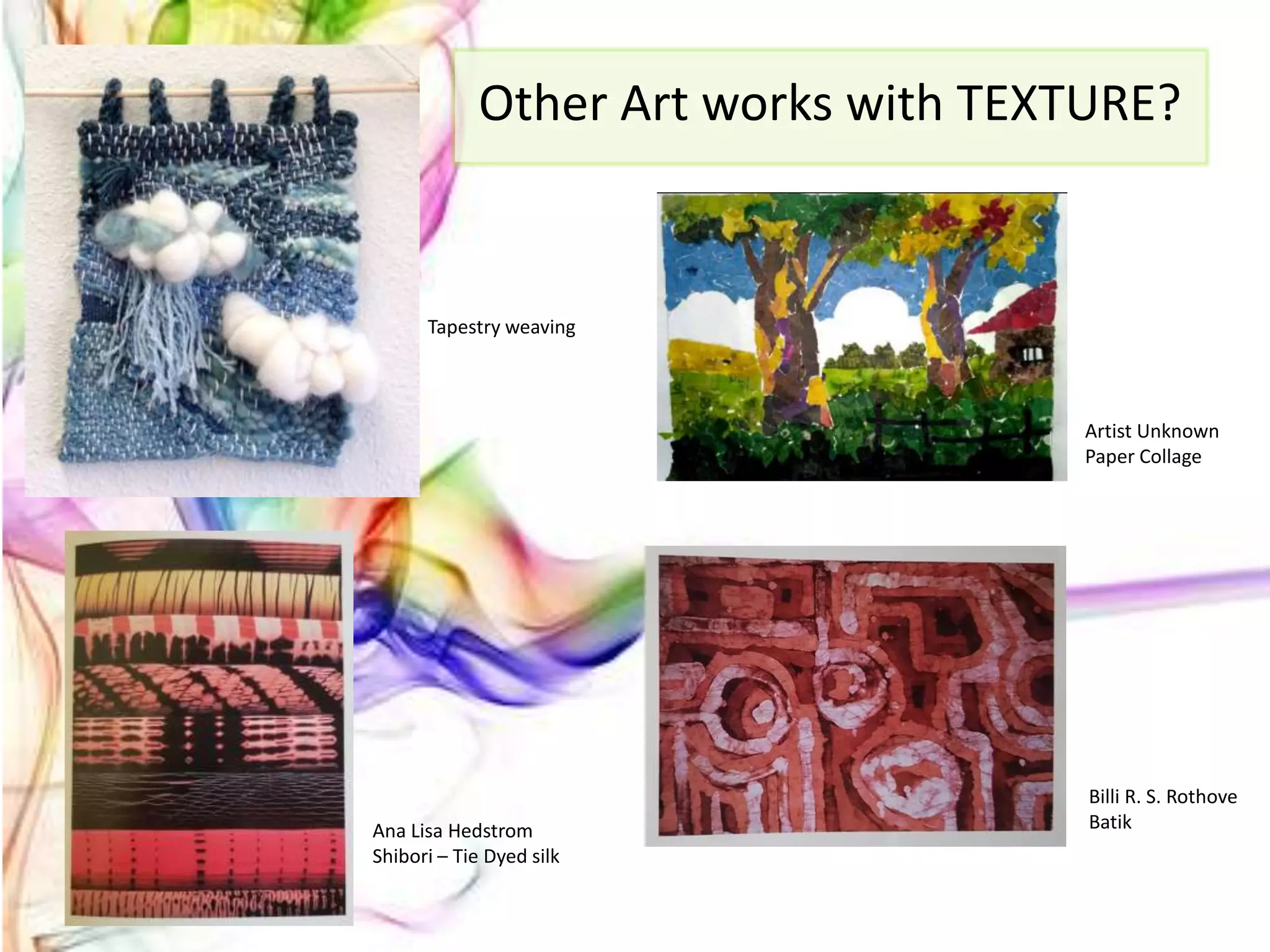 Element of art - texture | PPTX