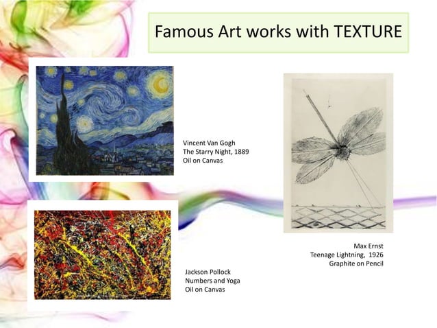 Element of art - texture | PPTX | Painting | Arts and Crafts