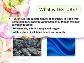 Elements Of Art Texture Examples