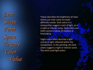 Elements of art and principles... edst 6304 | PPT