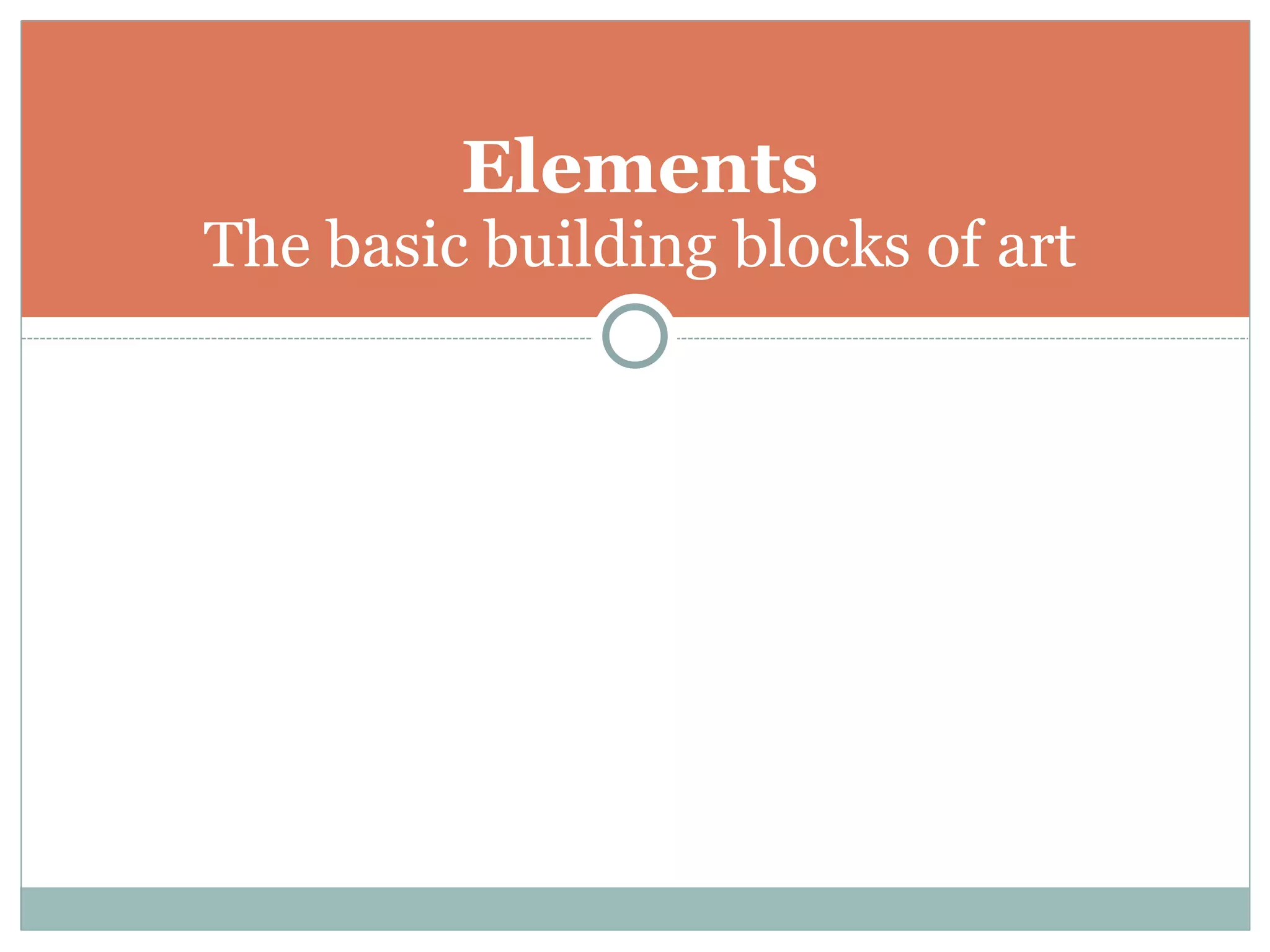 Elements of Art and Principles of Design | KEY