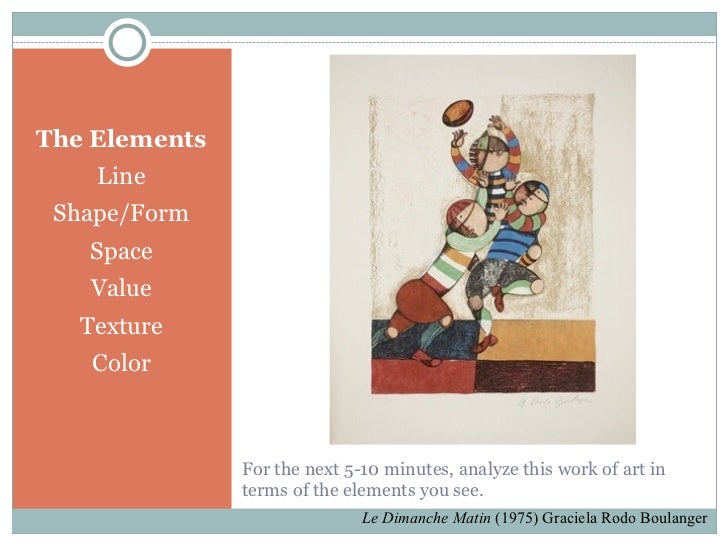 Elements of Art and Principles of Design