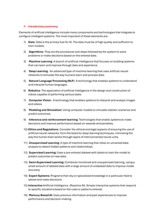Elements of artificial intelligence and usage | PDF | Technology ...
