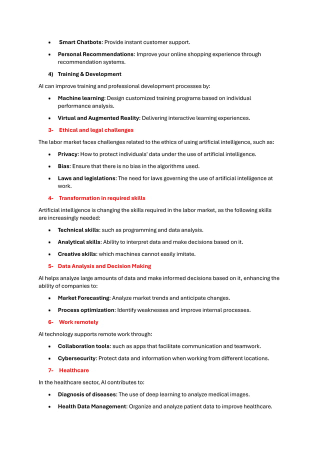 Elements of artificial intelligence and usage | PDF | Technology ...