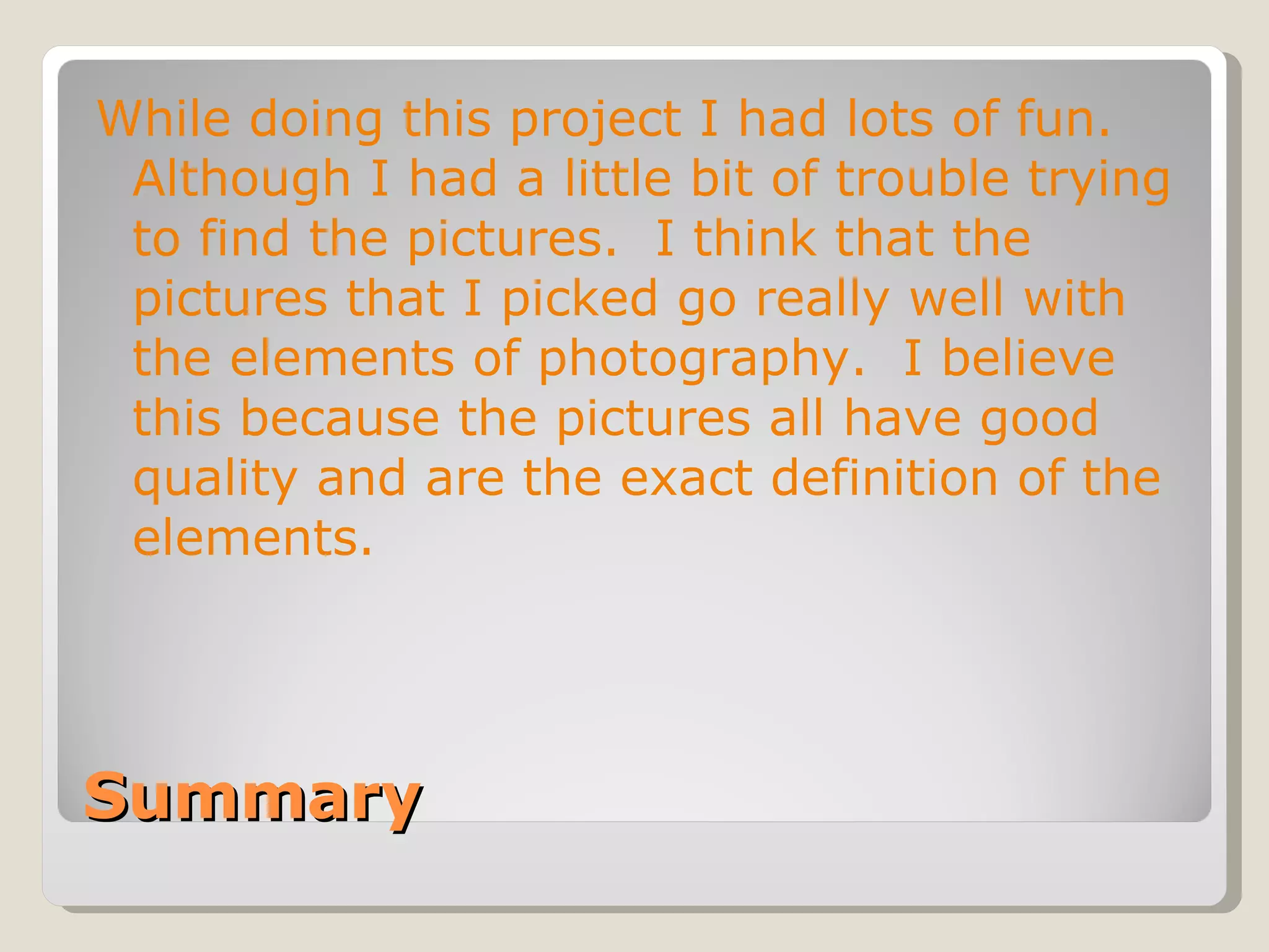 Elements of art in photography aa | PPT