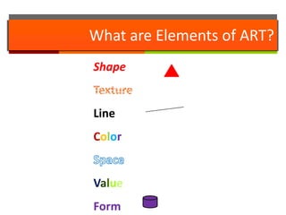 Elements of Art Lesson | PPTX