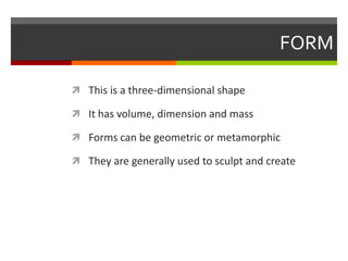 Elements of Art Lesson | PPTX