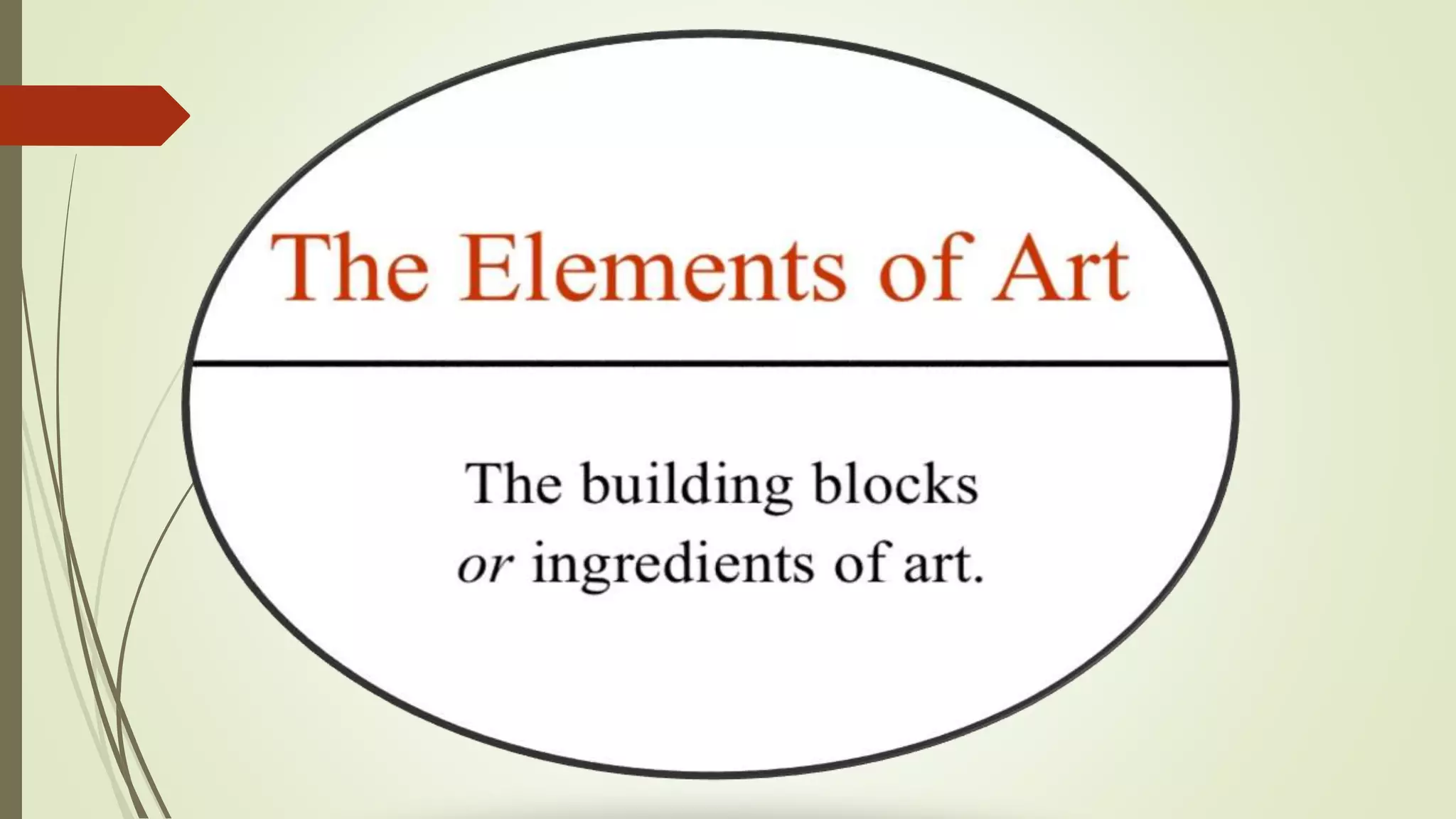 Element of art: line | PPTX