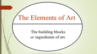 Element of art: line | PPTX