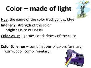Elements of art PPT-COLOR art today for everyone | PPT