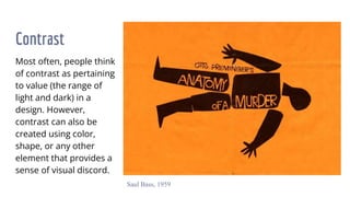 Elements of Art & Principles of Design Presentation | PPTX | Design ...