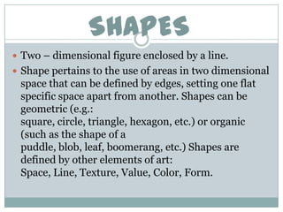 Elements of arts | PPTX