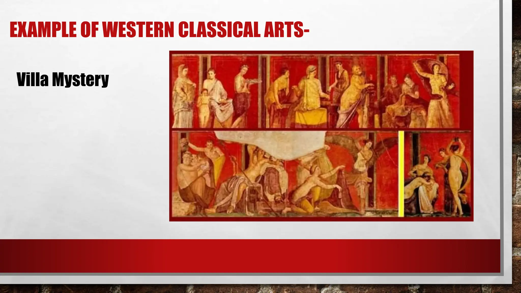 Western Classical Art Traditions Paintings | PPTX