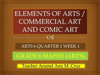 ELEMENTS OF ARTS-Grade 6.pptx