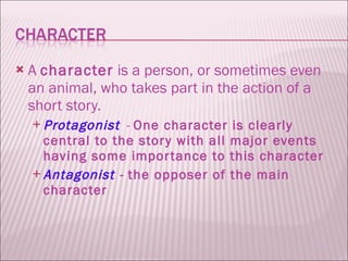 Elements Of A Short Story | PPT