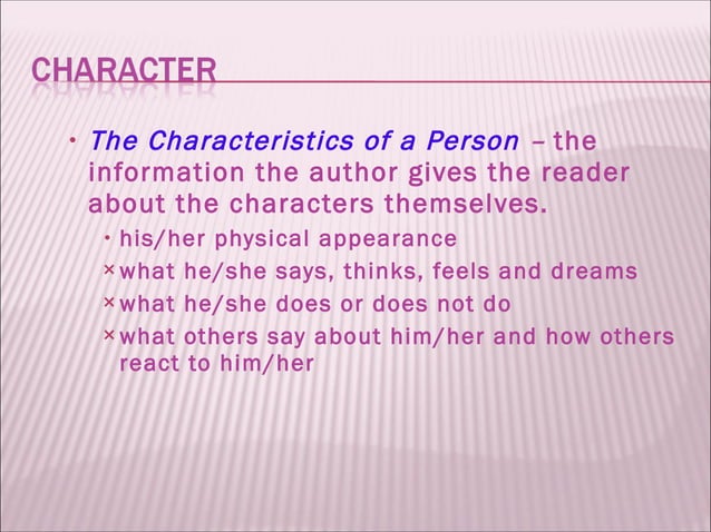 Elements Of A Short Story | PPT