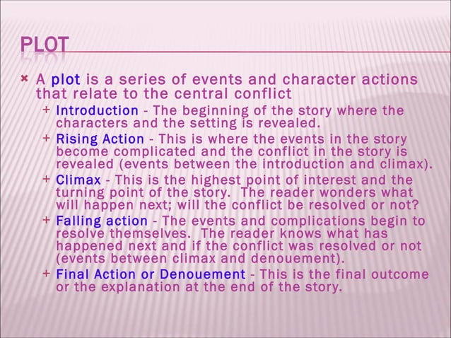 Elements Of A Short Story | PPT