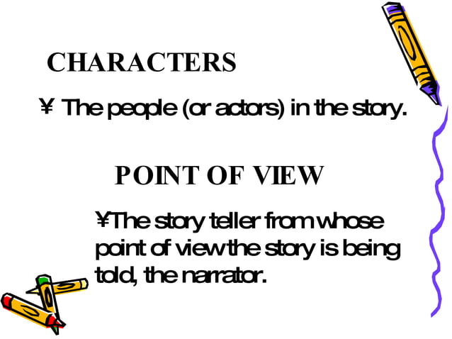 Elements Of A Short Story Elements Of A Short Story