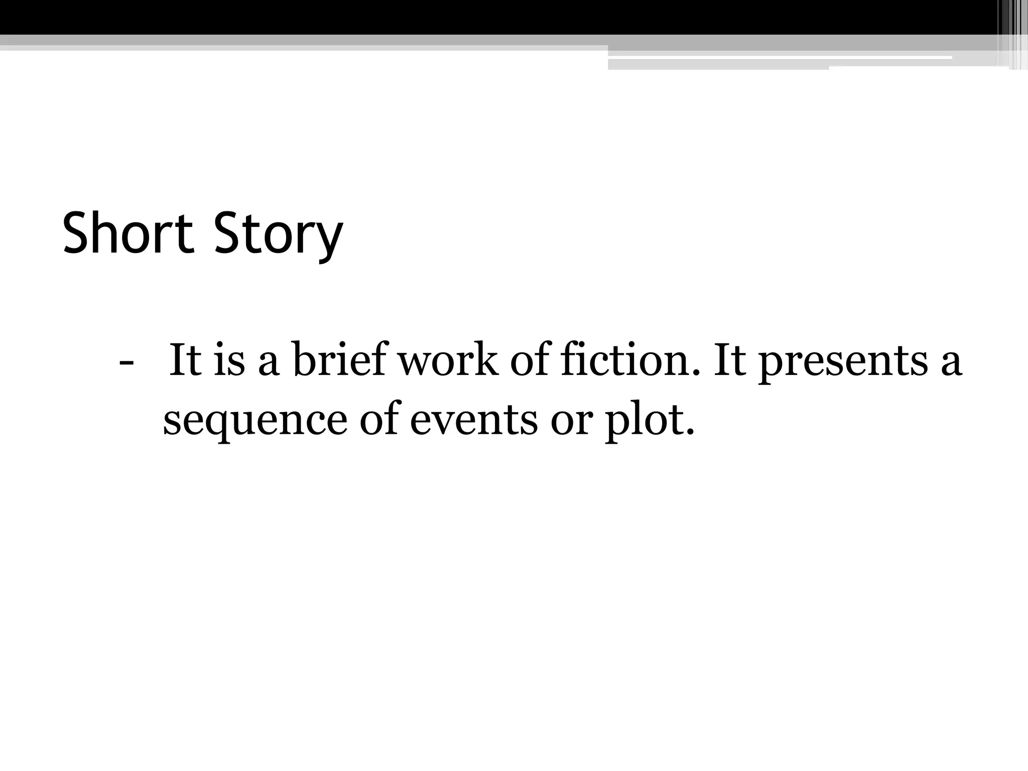 Elements of a short story | PPTX