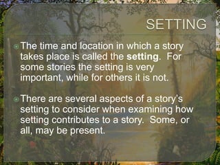 Elements of a short story | PPTX
