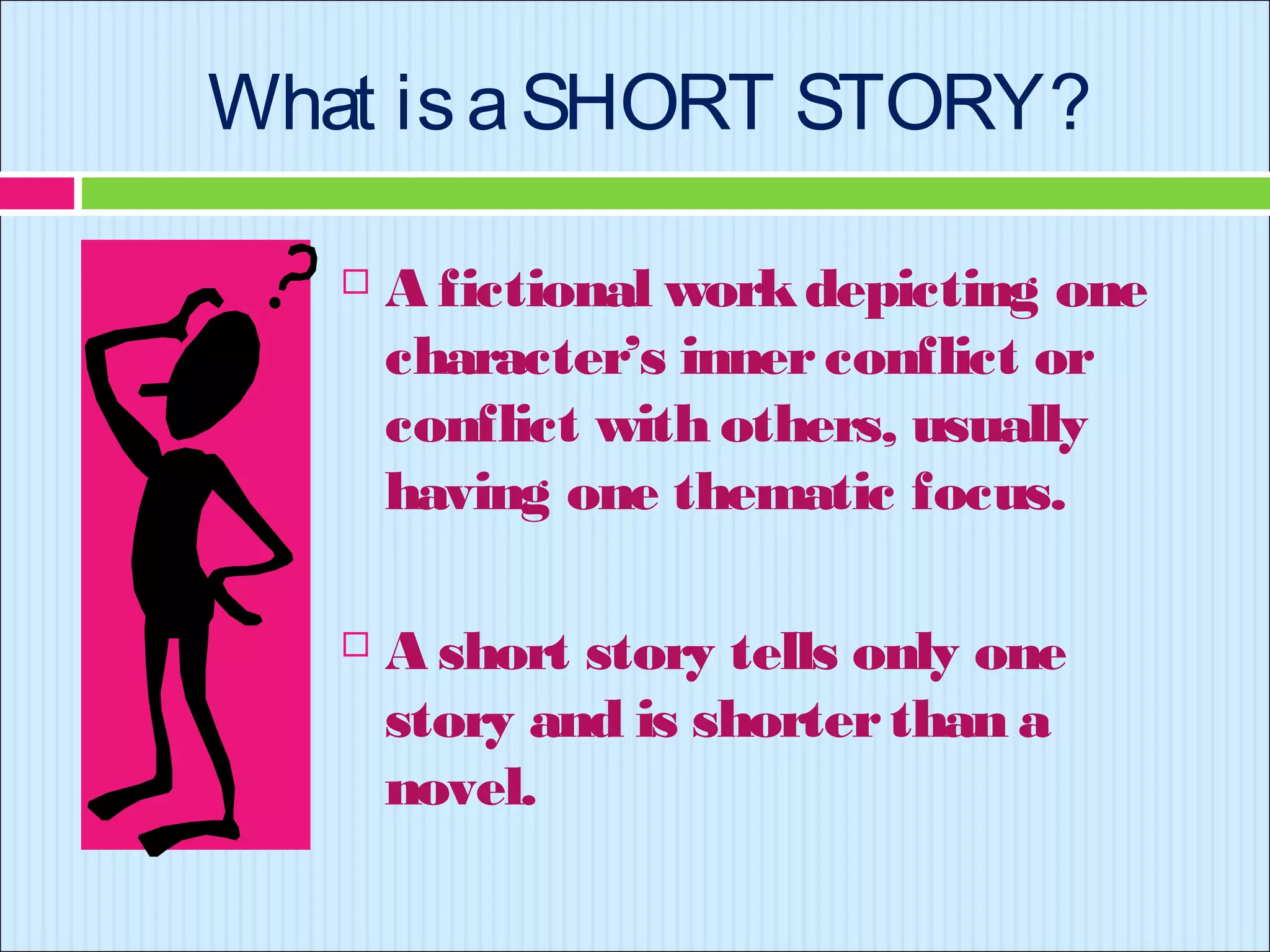 Elements of a short story | PPT | Fiction | Books and Literature