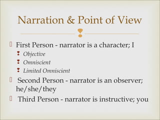 Elements of a Short Story | PPT