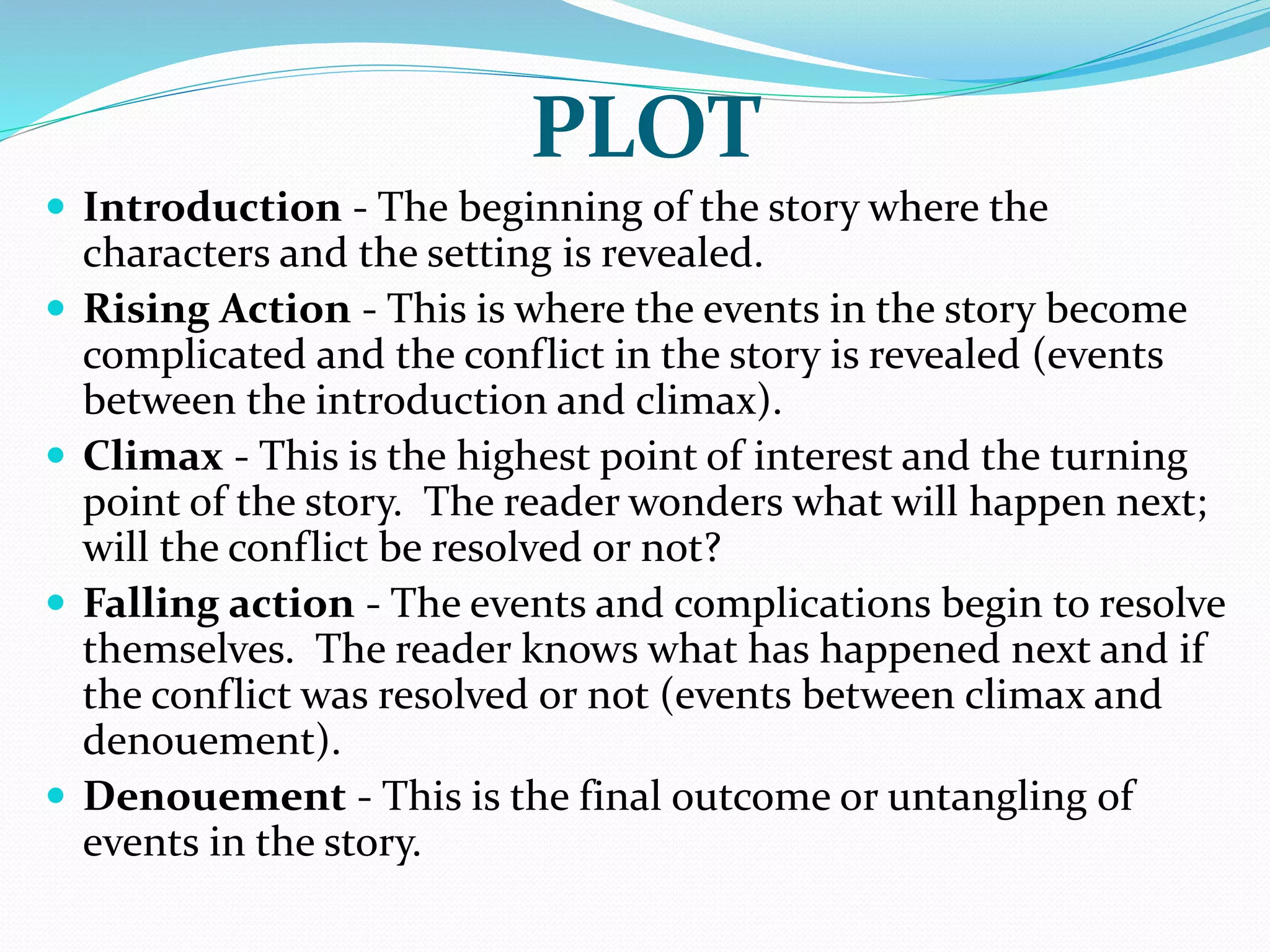 Elements of a shortstory | PPTX