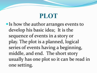 Elements of a shortstory | PPTX
