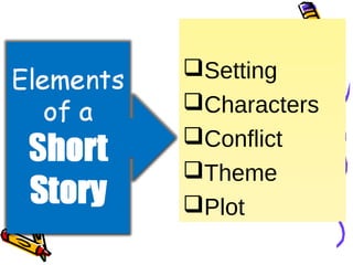 Elements of a short story | PPT
