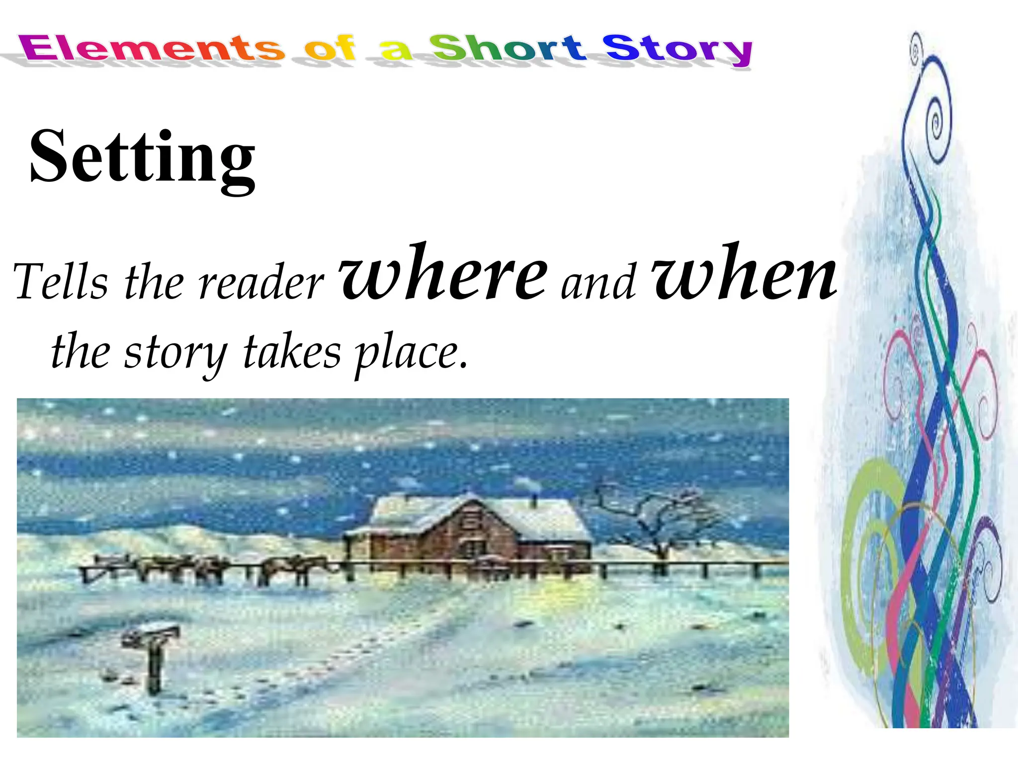 Elements of a Short Story for grade 9 | PPT