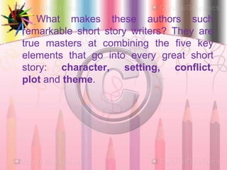 ELEMENTS OF A SHORT STORY POWERPOINT.ppt
