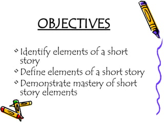 english 9 quarter 2 lessons 1 Elements of a Short Story.ppt