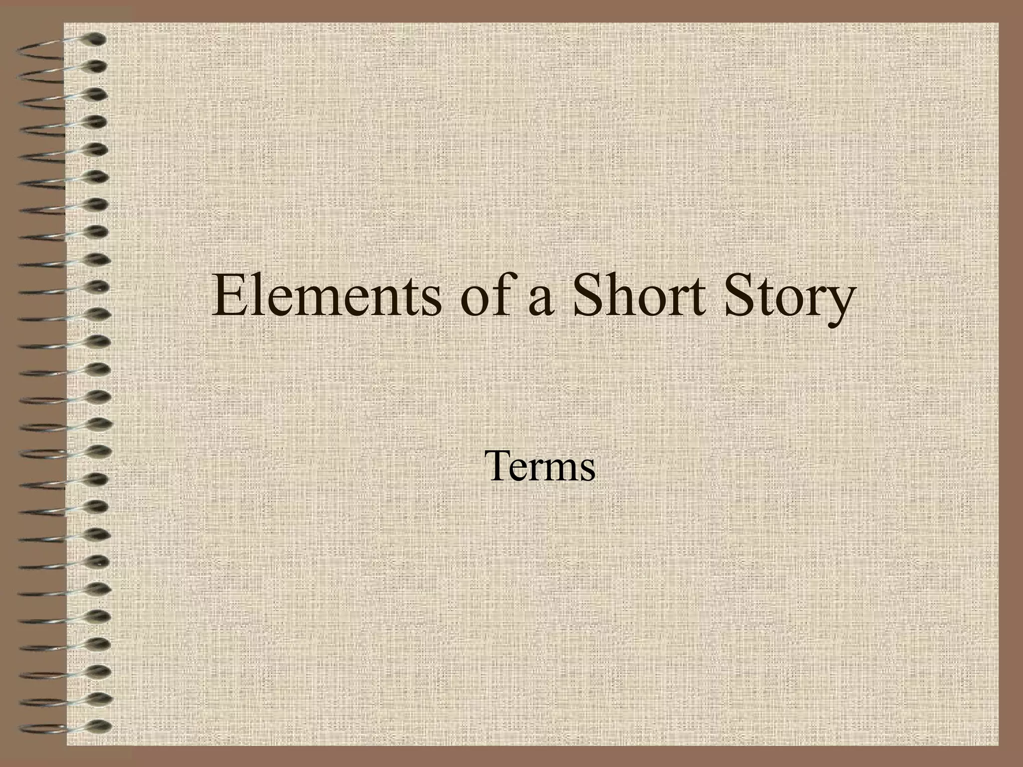 Literary Elements | PPT