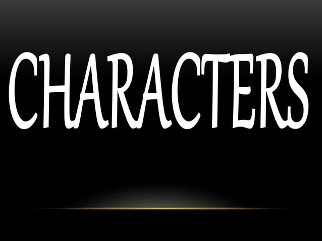 ELEMENTS OF A SHORT STORY elements-of-a-short-story