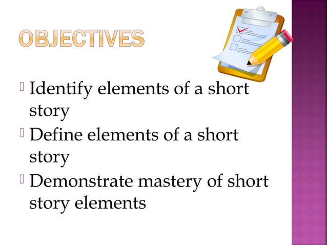 Elements of a Short Story8 | PPT