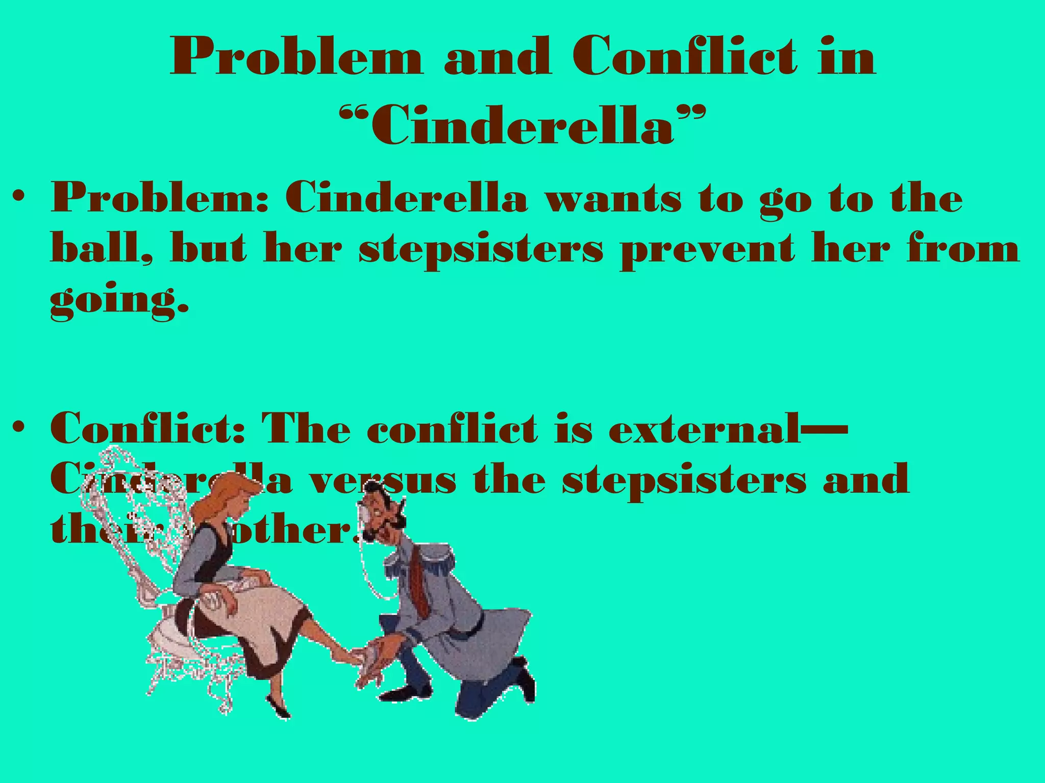 Elements of a short story with cinderella examples | PPT