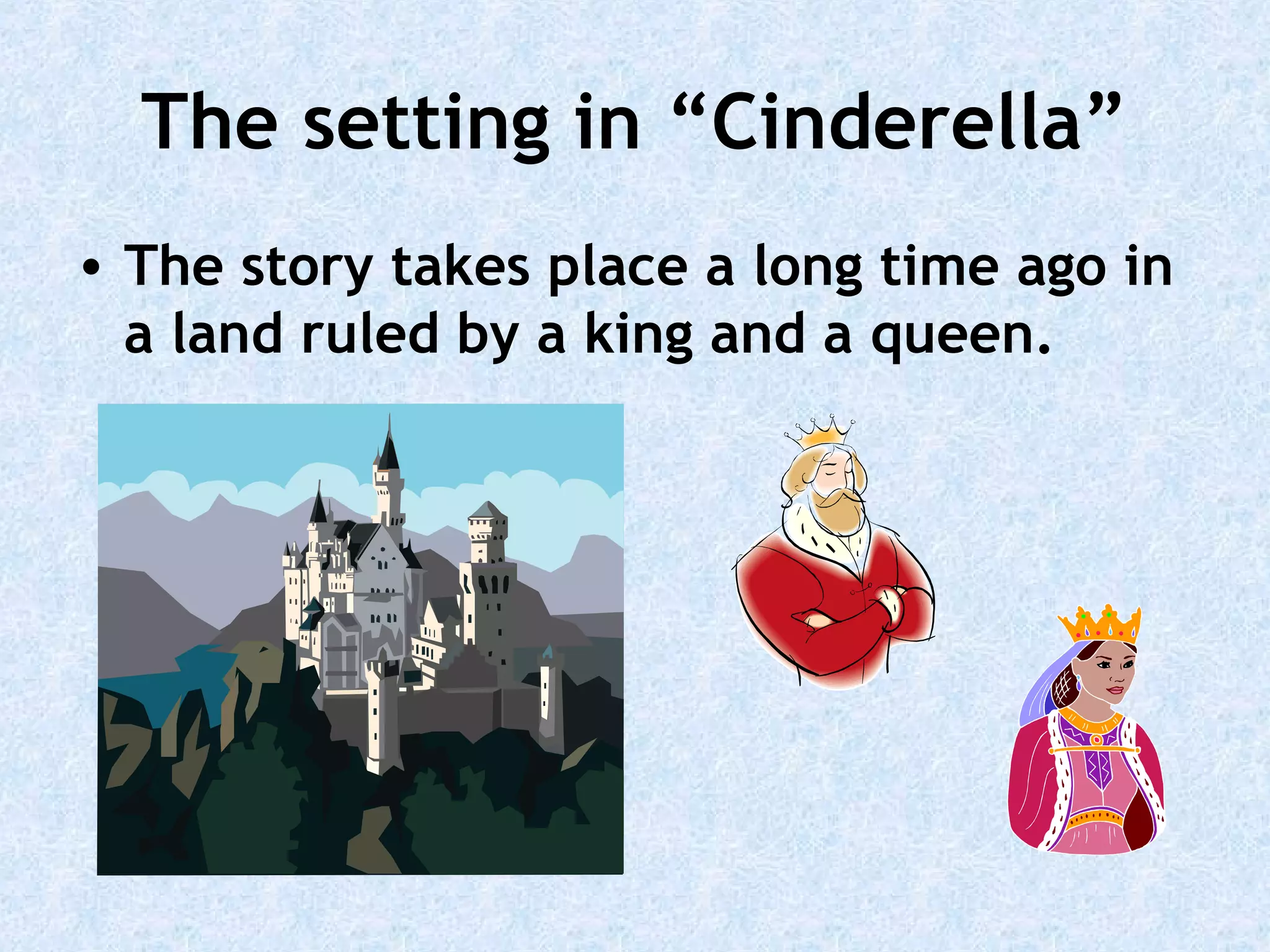 Elements of a short story with cinderella examples | PPT