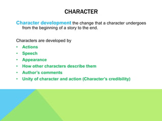 Elements of a story | PPT